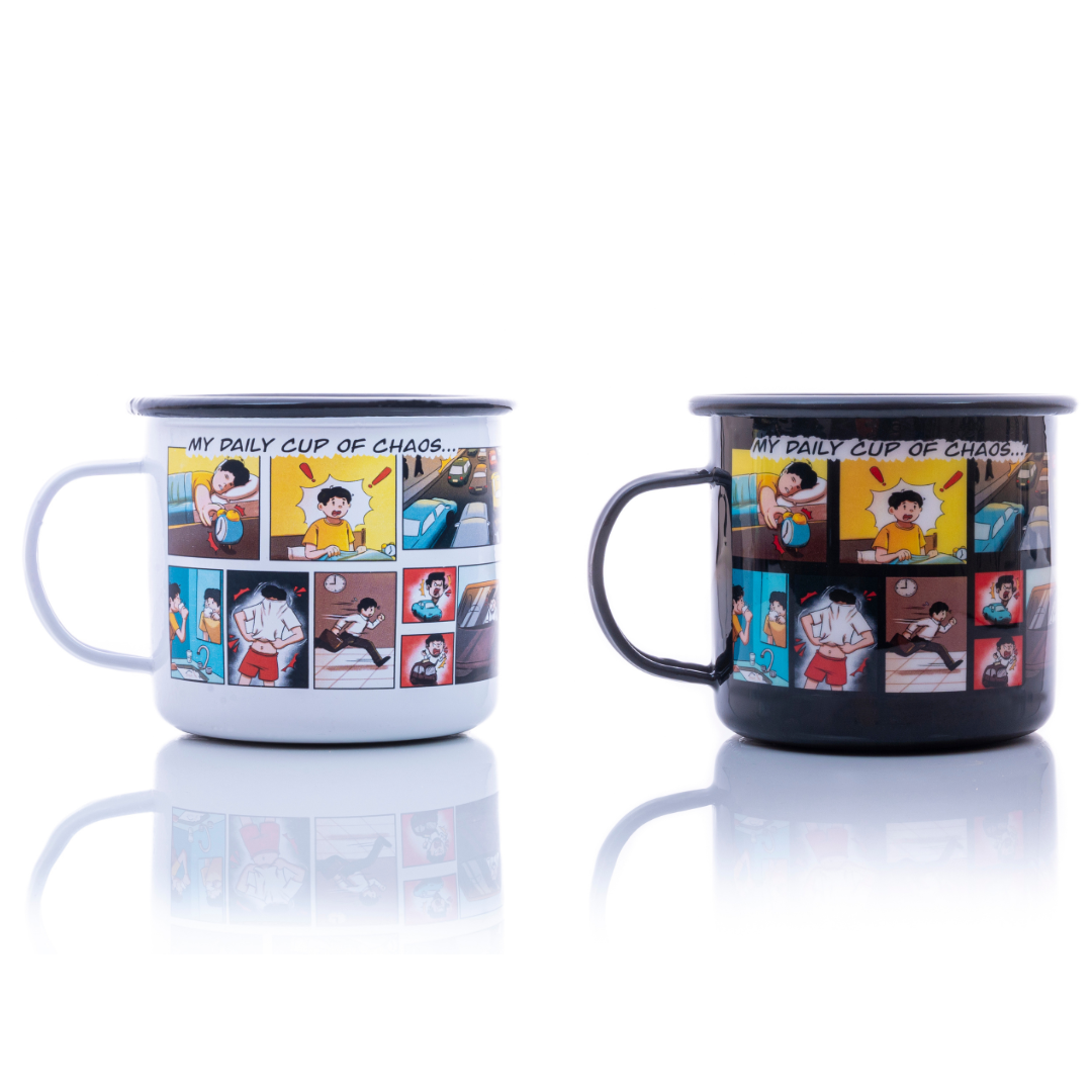 Plazy Mug Bundle - Comic - Black & White